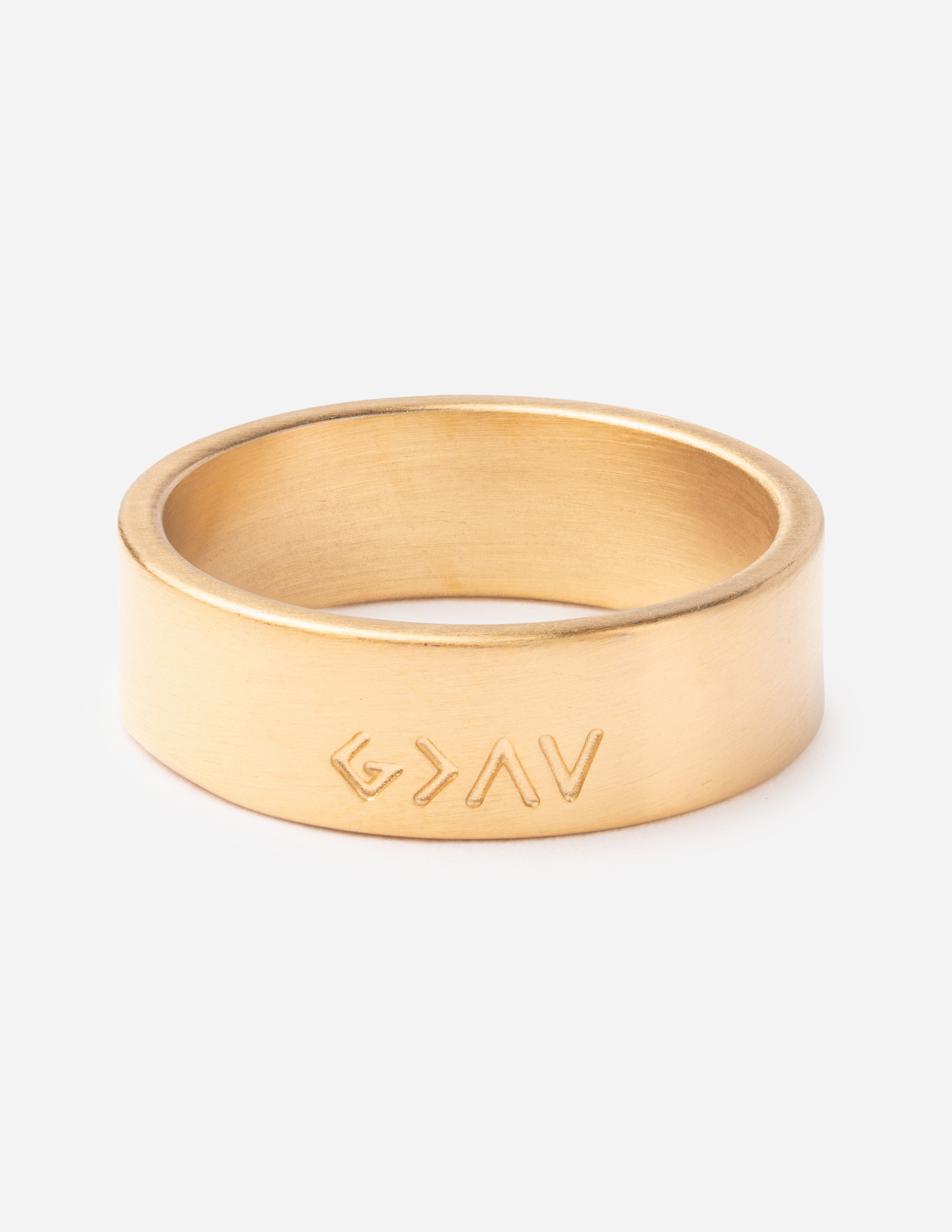 Highs and Lows Matte Gold Ring – Hailey Brook Designs