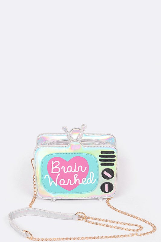 Brain Washed Iconic TV Clutch – Hailey Brook Designs