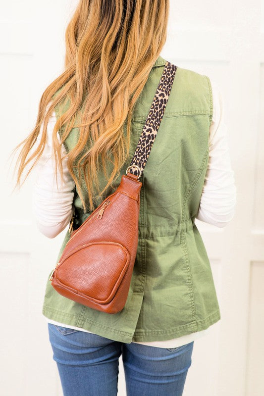 Remy Vegan Leather Sling Handbag Purse Belt Bag – Hailey Brook Designs