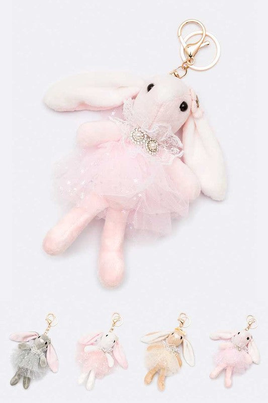 Bunny Keychains Set 4 PCS – Hailey Brook Designs