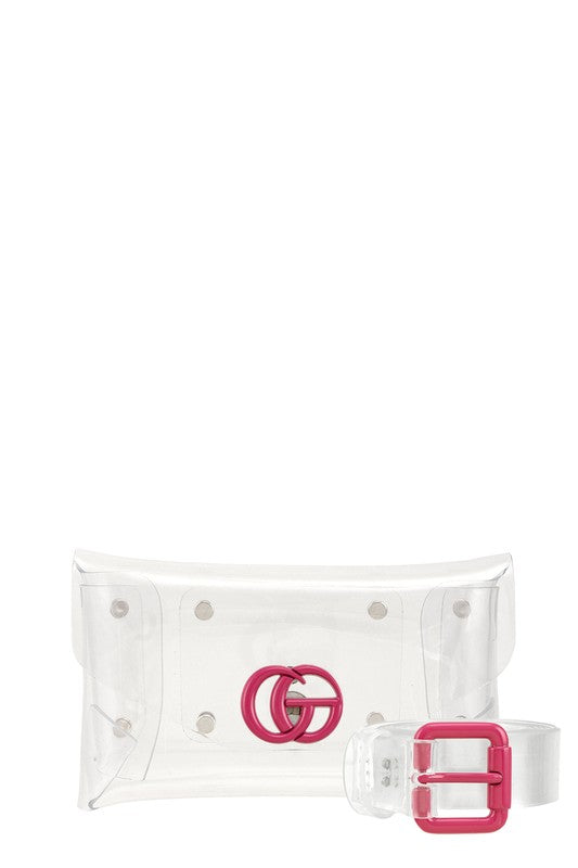 Transparent GO Charm Waist Bag – Hailey Brook Designs