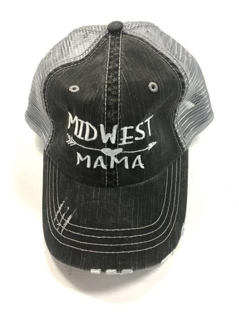 Midwest Mama Embroidered Trucker Hat – Hailey Brook Designs