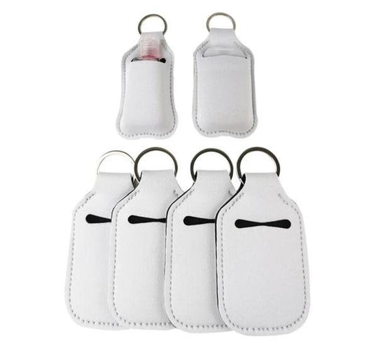 Blank 1oz Hand Sanitizer Sleeve Key Holder, White Sublimation Ready, S ...